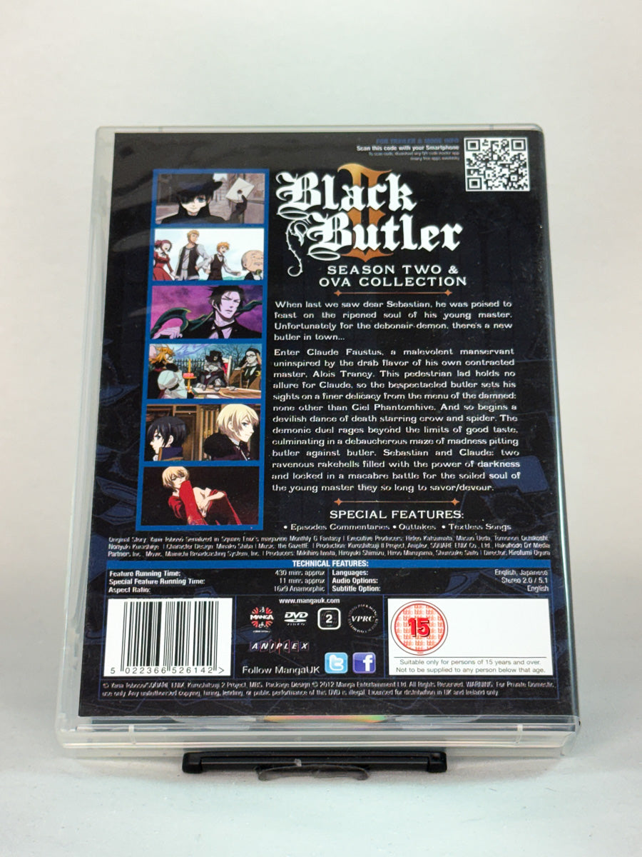 Black Butler – The Complete 2nd Season & OVA Collection (DVD) – Brukbar ...